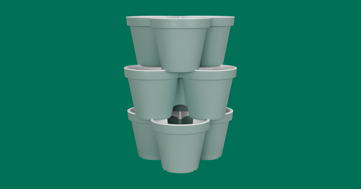 E & K set of 3 column planters • Geli - Goods for green